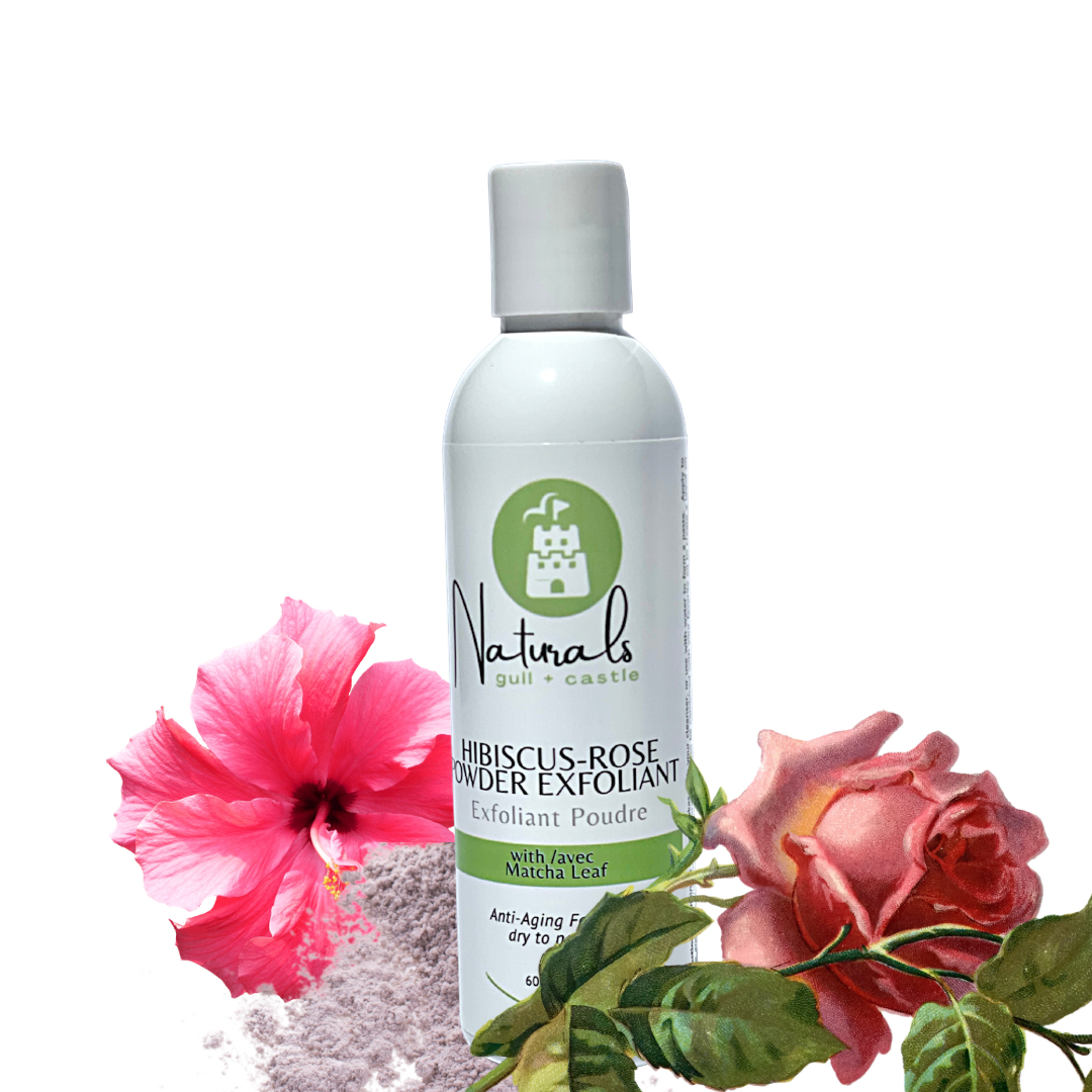 Naturals Hibiscus Rose - Powder Exfoliant | gull+castle